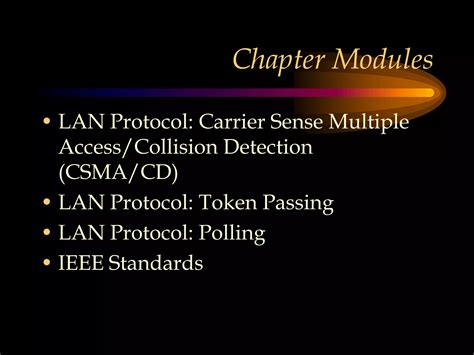 Ieee And Lower Level Lan Protocolsppt