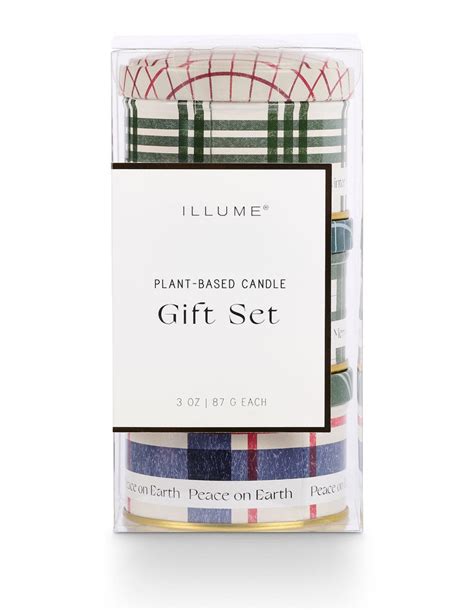 Illume Tin Trio Candle Set Multi Tillys