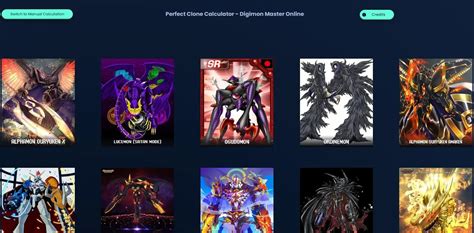 Perfect Clone Calculator Digimon Master Online Z3rsa