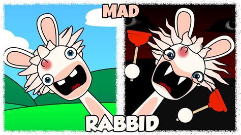 My Sprunki Oc Mad Rabbid From Rabbids Invasion Youtube