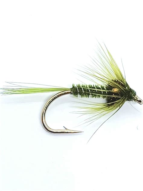 Cruncher Fly Olive Gold Cheek Code E115 S10 Flashattackflies