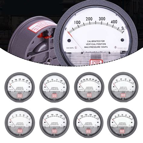 Differential Pressure Gauge Barometer Analog Manometer Pointer Air