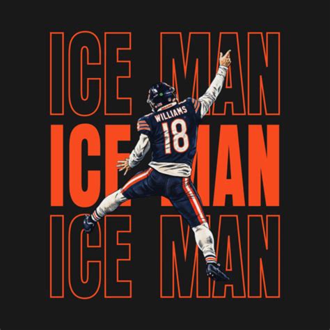 Caleb Williams Ice Man Jump Chicago Bears Caleb Williams Iceman T