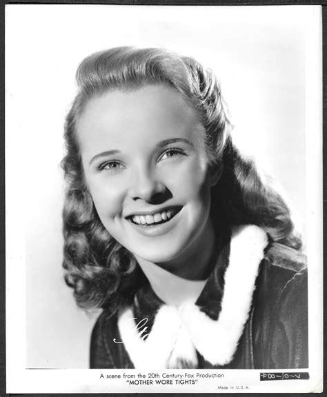Mona Freeman Mother Wore Tights Mona Freeman Freeman Teenage Movie
