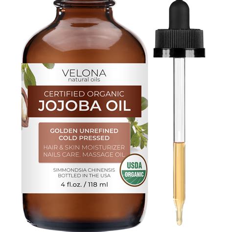 Velona Jojoba Oil 16 Oz 100 Pure And Natural Carrier Oil Golden