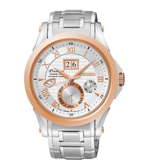 Seiko Snp080p1 Premier Multifunction Watch For Men