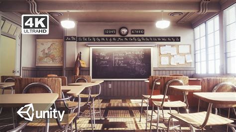 Blender Classroom Lighting Demo In Unity Standard Rp Youtube