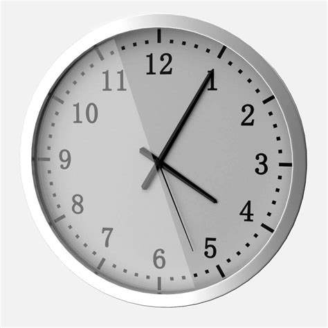 Digital Clock 3d Model Limoafri