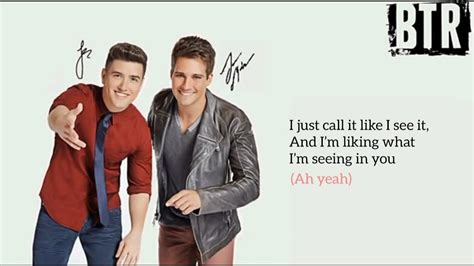 Big Time Rush Call It Like I See It Lyrics Youtube