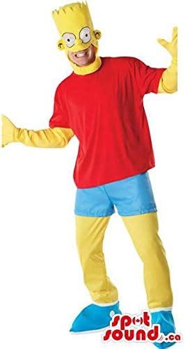 Bart Simpson Cartoon Character Adult Size Disguise
