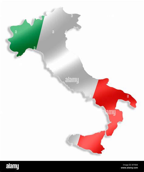Italian Map Flag