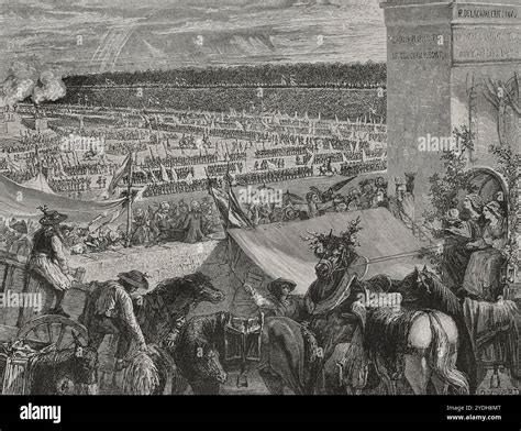 History Of France Fête De La Fédération Festival Of The Federation Commemoration Of The