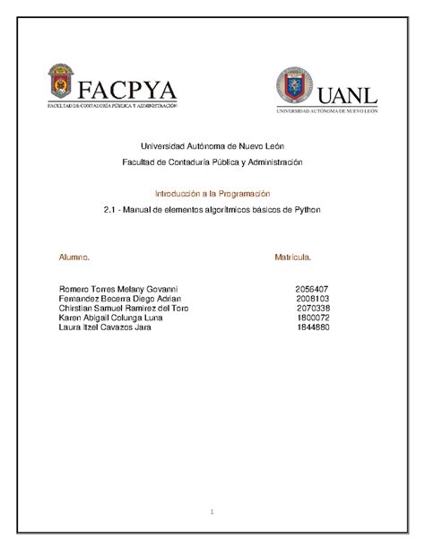 21 Manual De Elementos Algorítmicos Básicos De Python Introducción