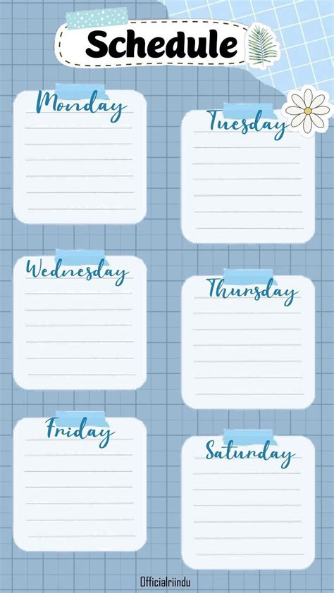 Background For Schedule