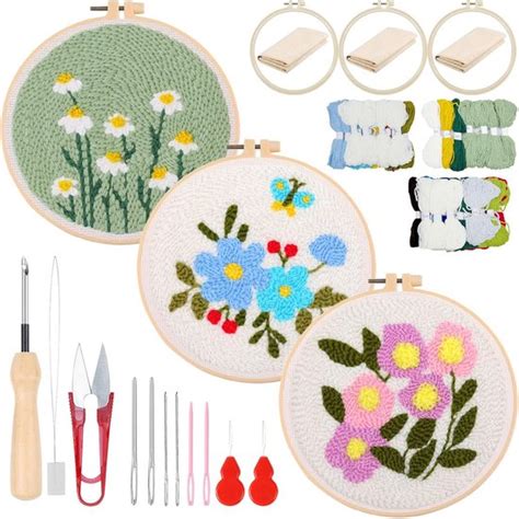 Diy Borduurpakket Met Patroon Voor Beginners Naald Punch Handwerk Set