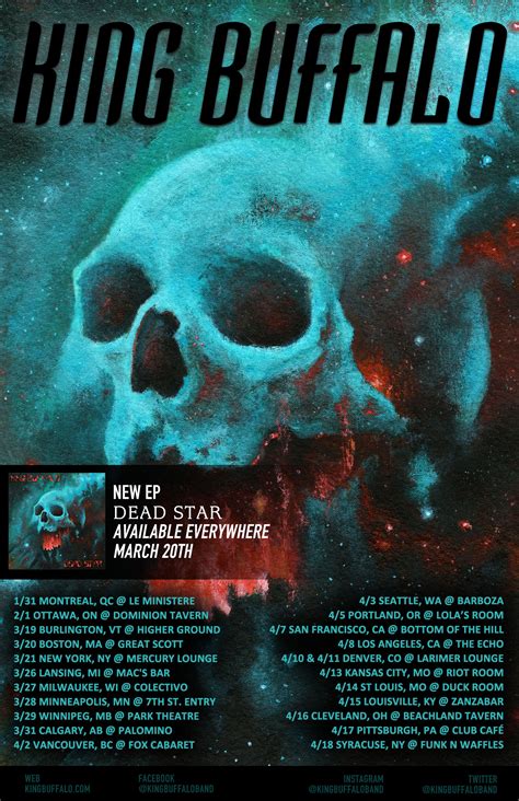 King Buffalo Announce Dead Star Ep And Tour Dates