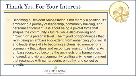 Resident Ambassador Program Gl Pptx