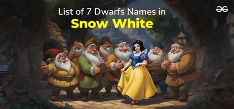 7 Dwarfs Name In Snow White And The Seven Dwarfs Facts