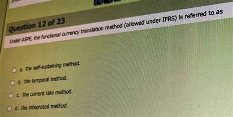 Solved A The Self Sustaining Method B The Temporal