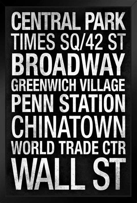 New York City Mta Large Nyc Subway Train Map Free Subway Stations Art Print Subways