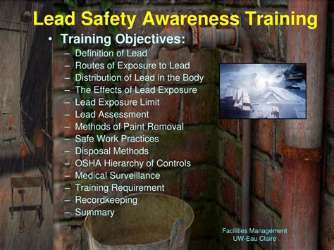 Ppt Lead Safety Awareness Training Powerpoint Presentation Free