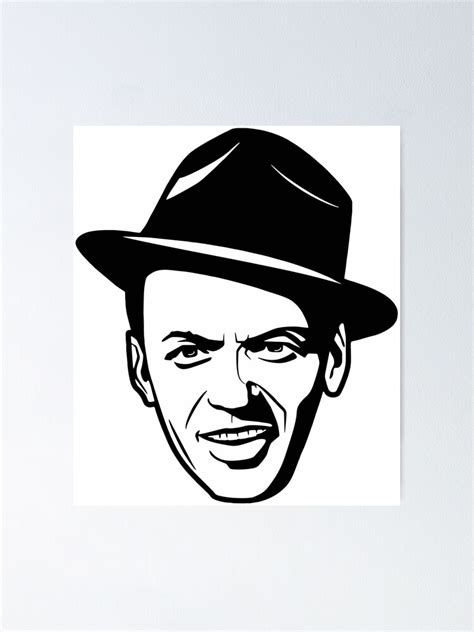 Sinatra Face Poster For Sale By Doumrien Redbubble