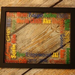 Dance Words Glass Floating Picture Frame Dance Team T Dance Teacher