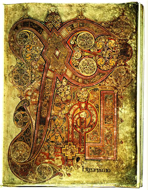 Book Of Kells Around 800 Book Of Kells Art History Medieval Art