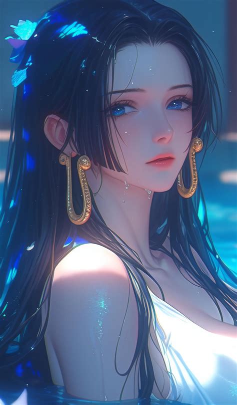 4k Hd Wallpaper Nico Robin In A Floral Tub At A Chinese Spa One