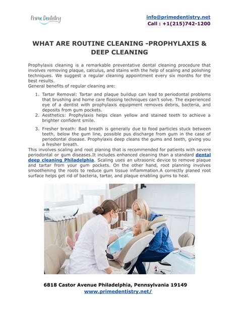 Ppt What Are Routine Cleaning Prophylaxis And Deep Cleaning Powerpoint
