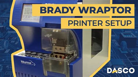 How To Print A Label On The Brady Wraptor Wire Id Printer Youtube
