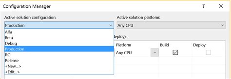 Visual Studio C Precompile Code Save To User Created Configuration