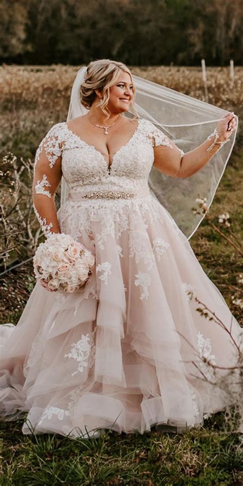 18 Lace Plus Size Wedding Dresses Wedding Dresses Guide