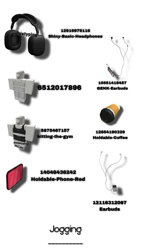 Jogging Fit Codes For Black Hair Roblox