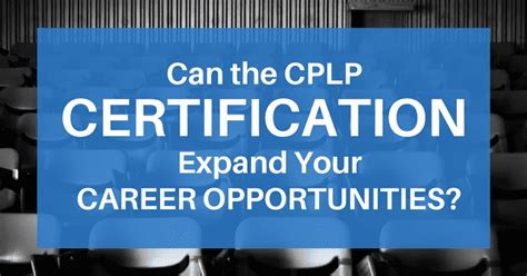 Can A Cplp Certification Expand Your Career Options
