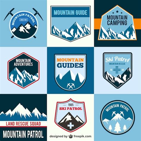 Free Mountain Adventure Labels Nohatcc