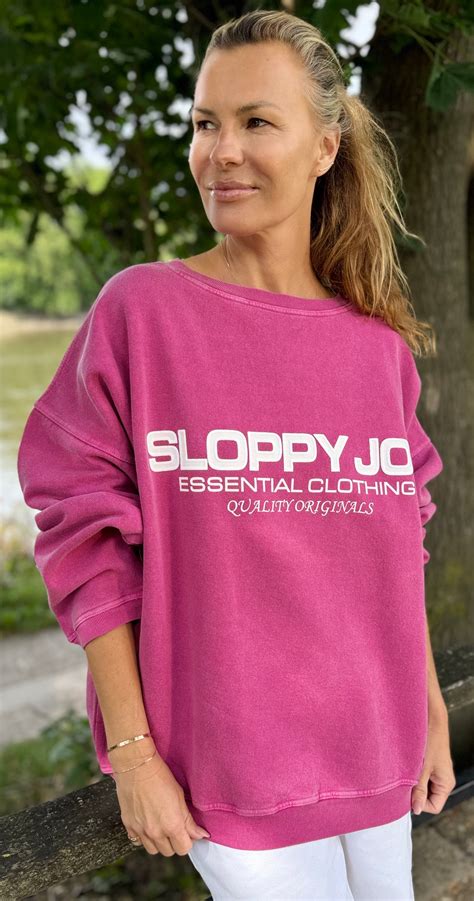 05 Classic Square Sweatshirt Peony Sloppy Joe Clothing