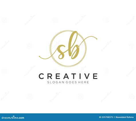 Initial Lb Feminine Logo Beauty Monogram And Elegant Logo Design