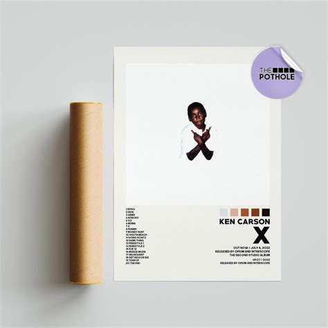 Ken Carson Posters X Poster Ken Carson Album Cover Poster Poster