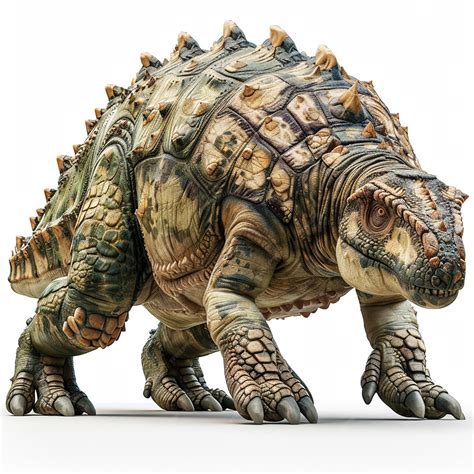 A Crichtonsaurus From The Cretaceous Era 3d Illustration Premium Ai