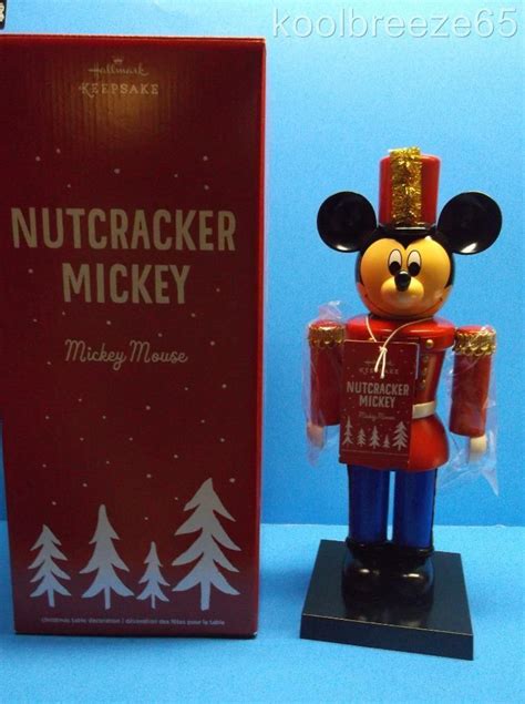 Mickey Mouse Nutcracker Disney Christmas Table Decoration 14 Hallmark 2015 Nib 1848025382