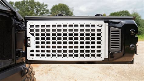Rear Gate Aluminum Molle Panel For Jk Jku Motobilt