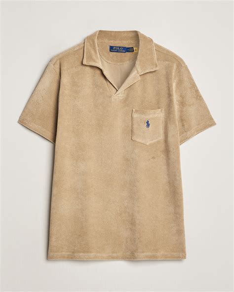 Polo Ralph Lauren Cotton Terry Polo Coastal Beige At