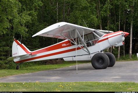 Piper Super Cub With Bush Tires Dave Bush Plane Propeller Plane