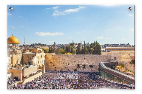 תמונת זכוכית הכותל המערבי וירושלים הקדושה S9004 Weprint Israel