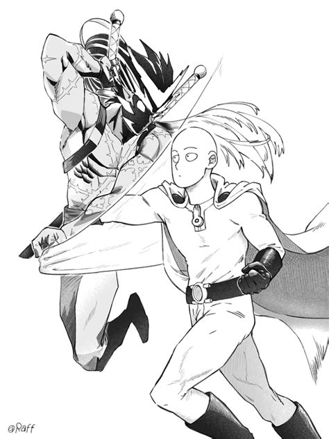 Empty Void Vs Saitama Draw By Me Ronepunchman