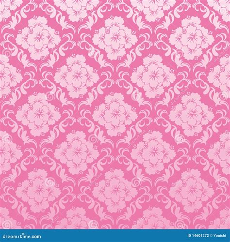 Seamless Hibiscus Pattern Stock Vector Illustration Of Textile 14601272