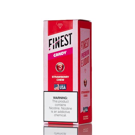 Finest E Liquid Strawberry Chew 100ml Candy Edition