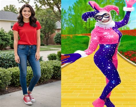 Jester Anna Before And After Transformation By Clownandjesterstory On