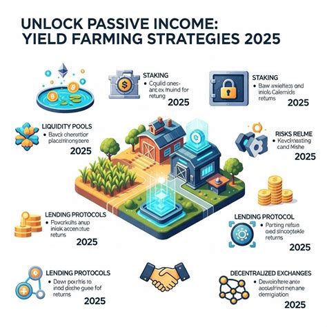 Unlock Passive Income With Yield Farming Strategies For 2025 Graphic